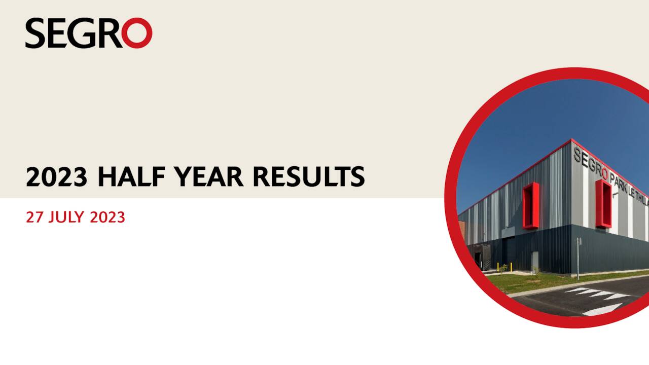 SEGRO Plc 2023 Q2 - Results - Earnings Call Presentation (OTCMKTS:SEGXF ...