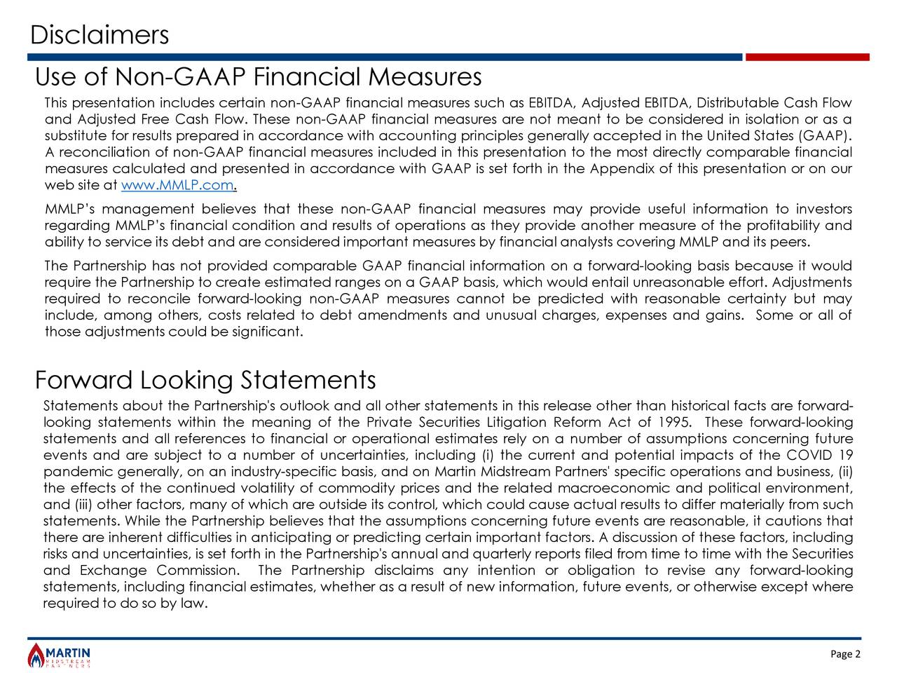 Martin Midstream Partners L.P. 2021 Q2 - Results - Earnings Call ...