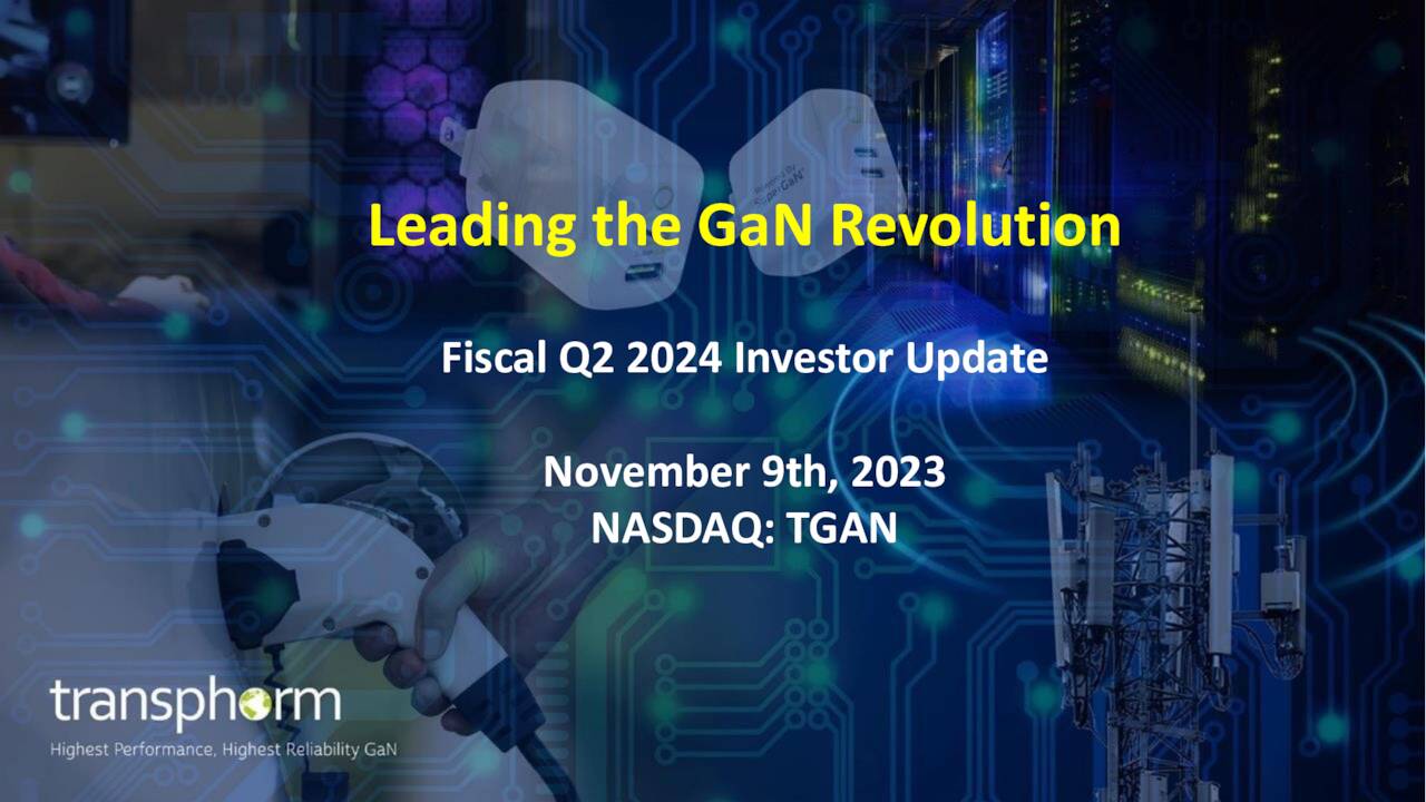 Transphorm, Inc. 2024 Q2 - Results - Earnings Call Presentation (NASDAQ ...