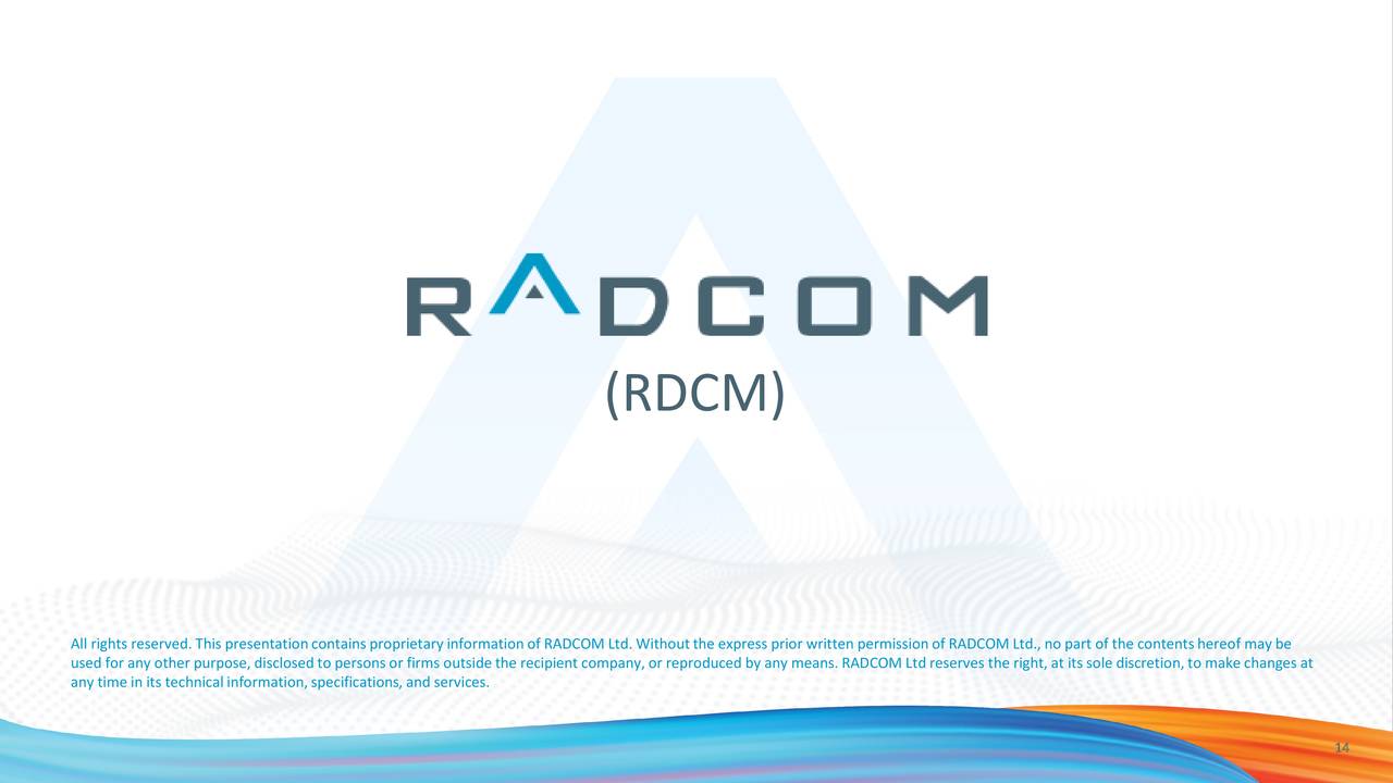Radcom (RDCM) Presents At Ladenburg Thalmann Technology Expo 2019 ...