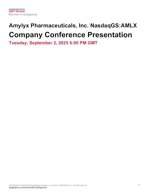 Amylyx Pharmaceuticals, Inc. (AMLX) Presents at Citi's Biopharma Back ...