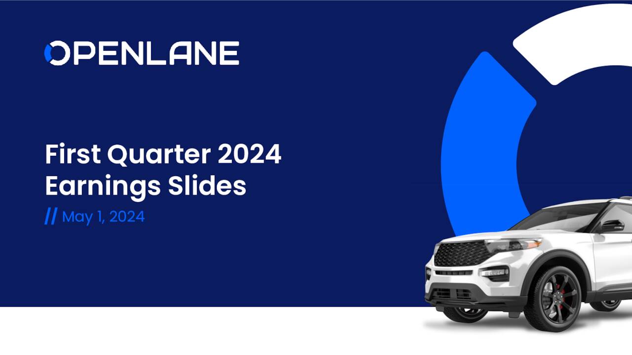 OPENLANE, Inc. 2024 Q1 - Results - Earnings Call Presentation (NYSE:KAR ...