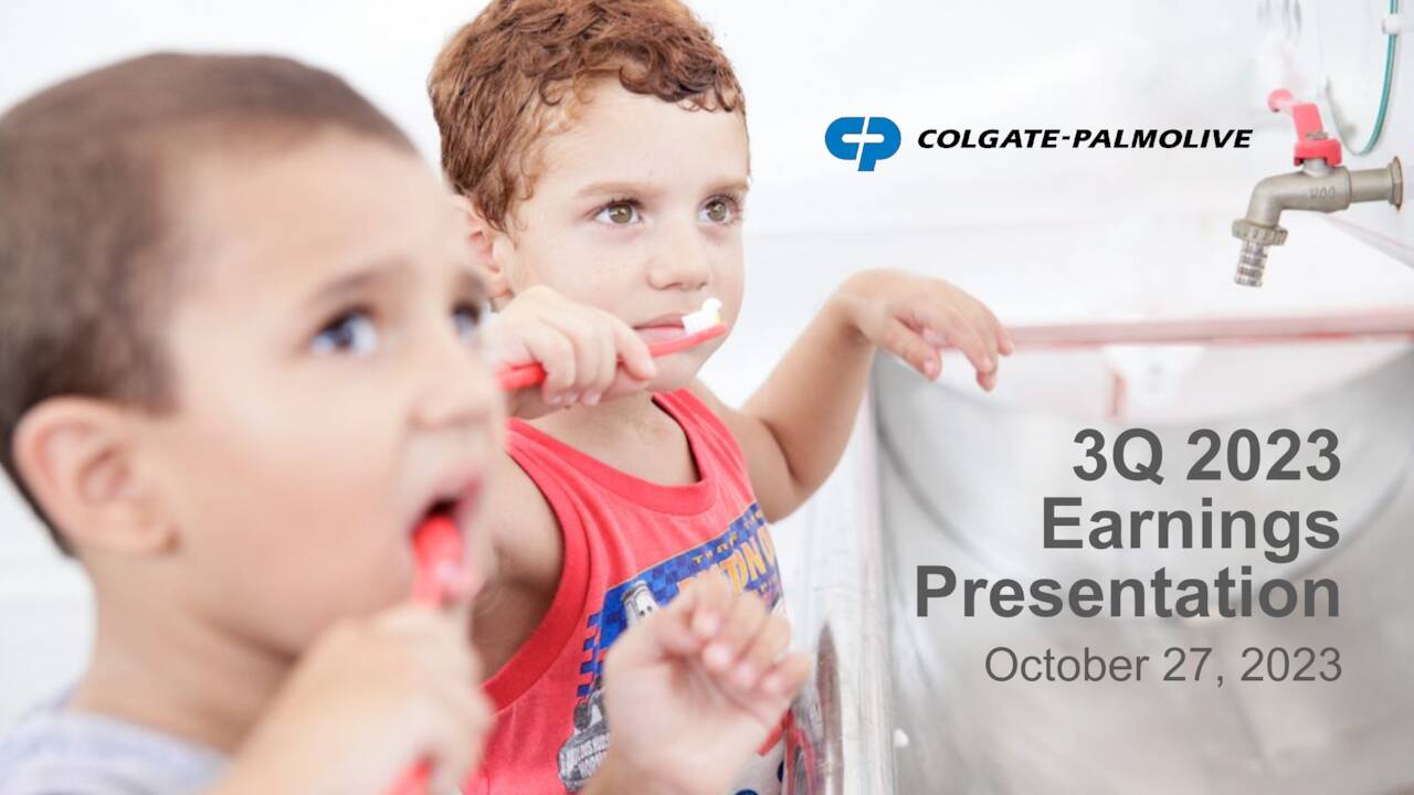 Colgate-Palmolive Company 2023 Q3 - Results - Earnings Call ...