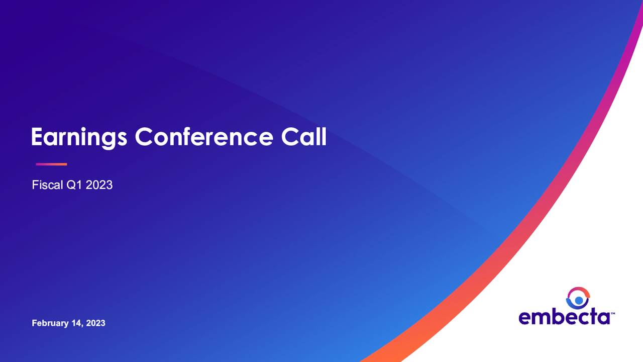 Embecta Corp. 2023 Q1 - Results - Earnings Call Presentation (NASDAQ ...