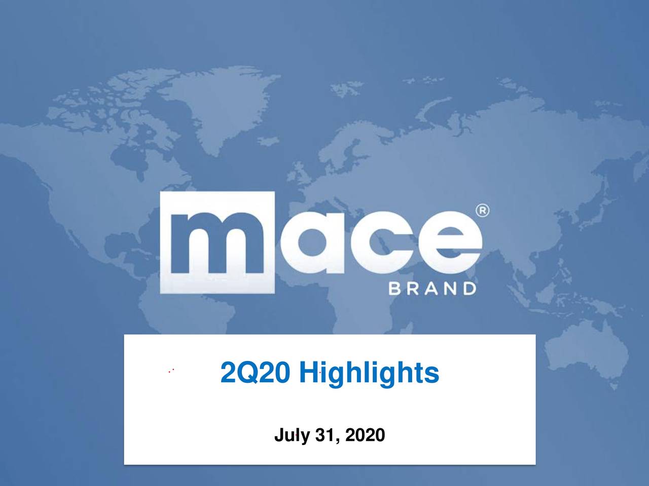 Mace Security International, Inc. 2020 Q2 - Results - Earnings Call ...
