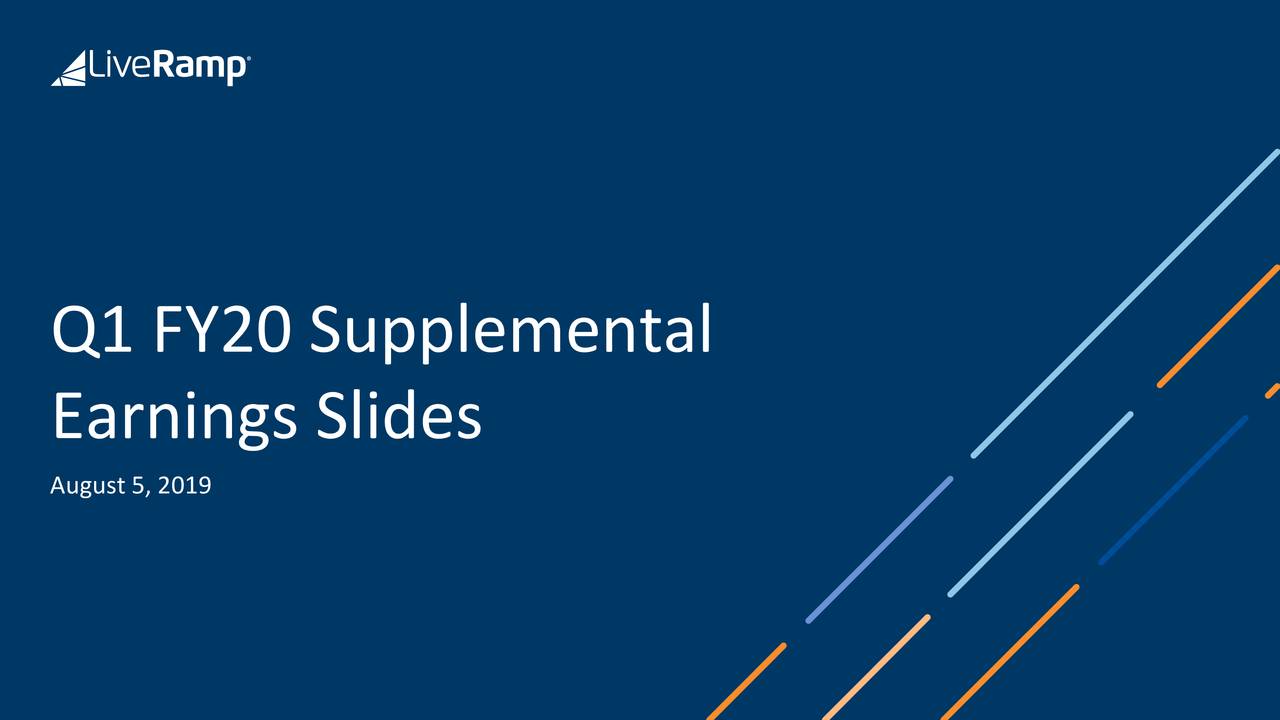 LiveRamp Holdings, Inc. 2020 Q1 - Results - Earnings Call Slides (NYSE ...