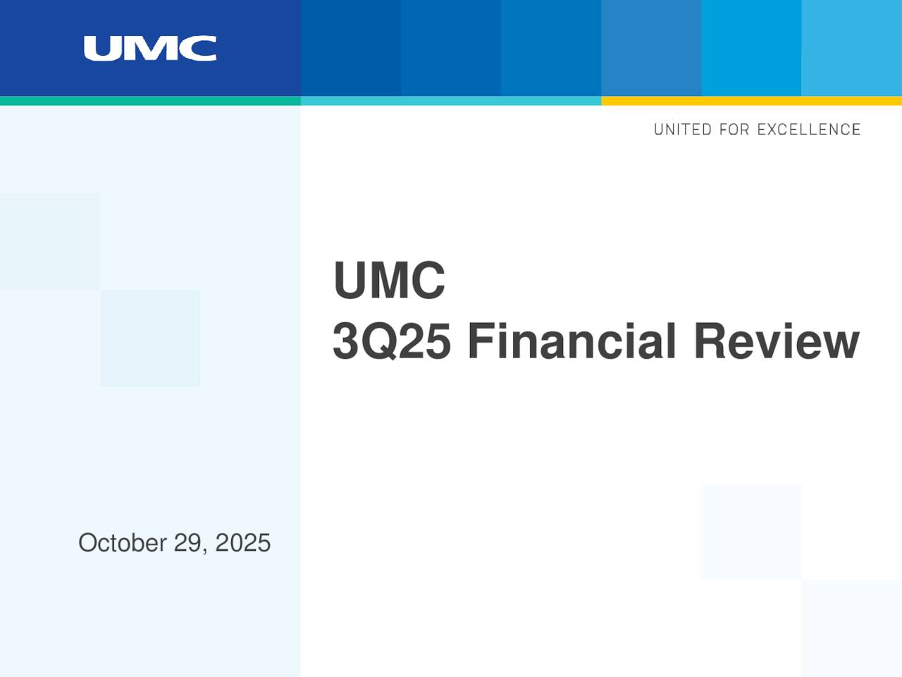 United Microelectronics Corporation 2025 Q3 - Results - Earnings Call ...