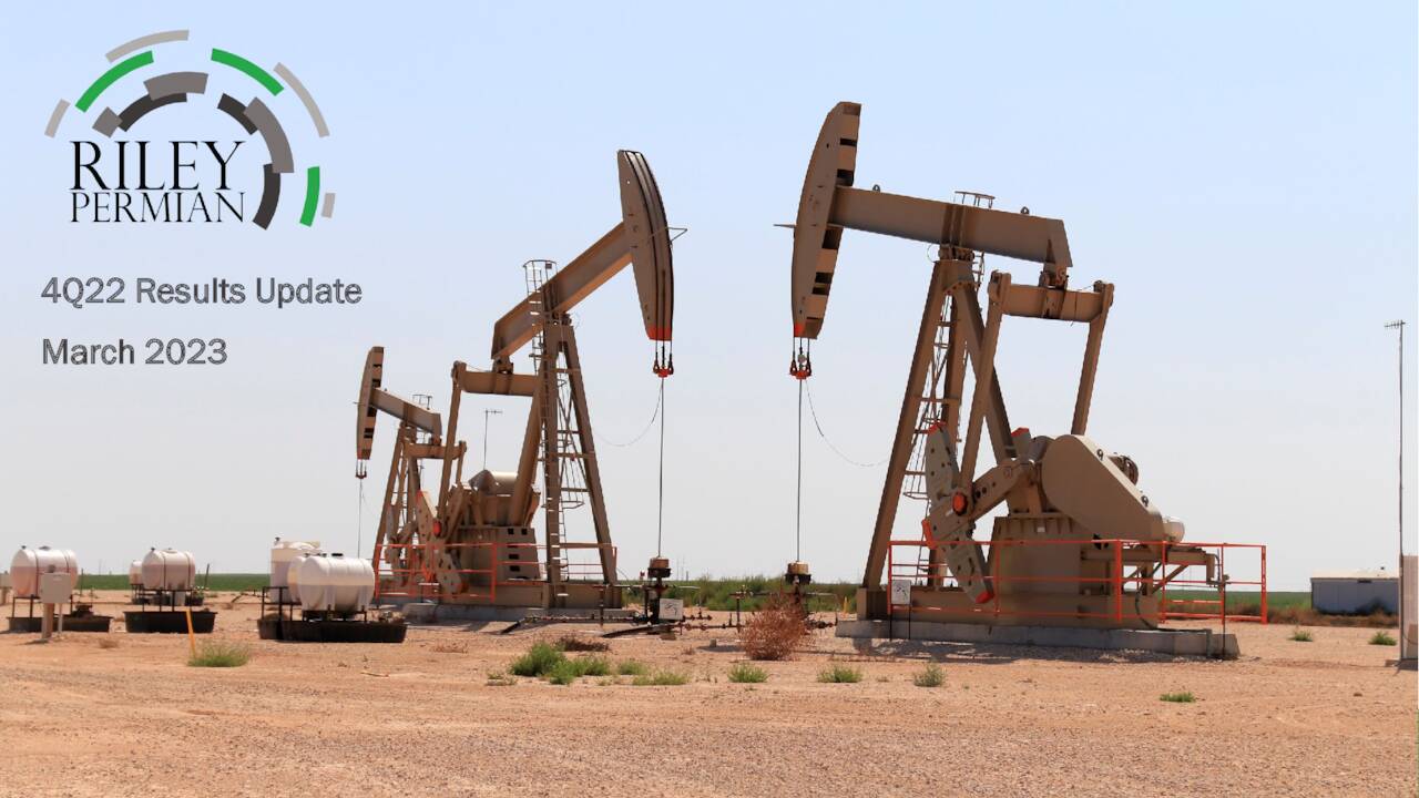 Riley Exploration Permian, Inc. 2022 Q4 - Results - Earnings Call ...