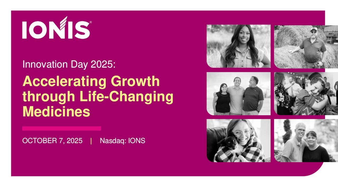 Ionis Pharmaceuticals, Inc. (IONS) Shareholder/Analyst Call - Slideshow ...