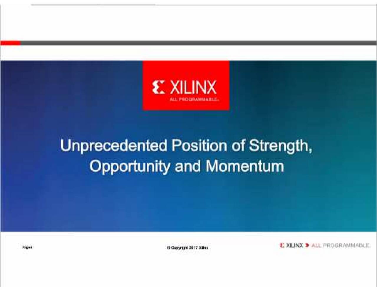 Xilinx (XLNX) Investor Presentation - Slideshow (NASDAQ:AMD) | Seeking ... Xilinx (XLNX) Investor Presentation - Slideshow (NASDAQ:AMD) | Seeking ...