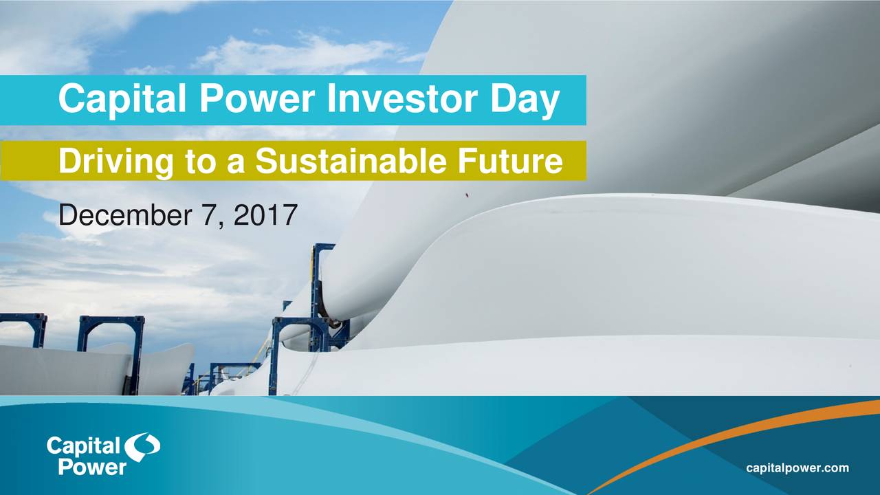 Capital Power (CPXWF) Investor Presentation - Slideshow (OTCMKTS:CPXWF ...