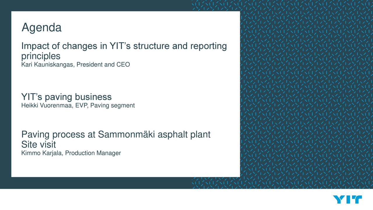 YIT OYJ (YITYY) Investor Presentation - Slideshow (OTCMKTS:YITYY ...