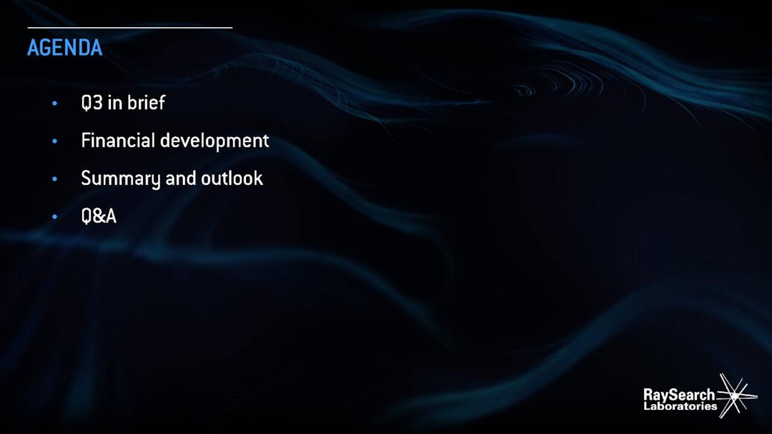 RaySearch Laboratories AB (publ) 2025 Q3 - Results - Earnings Call Presentation (OTCMKTS:RSLBF ...