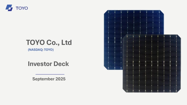 TOYO Co., Ltd. 2025 Q2 - Results - Earnings Call Presentation (NASDAQ ...