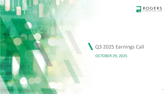 Rogers Corporation 2025 Q3 - Results - Earnings Call Presentation (NYSE ...