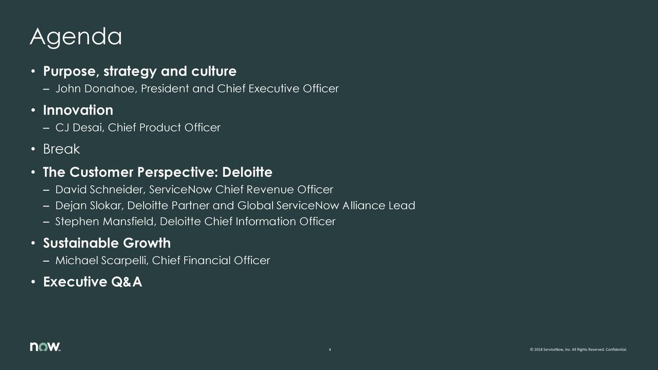 ServiceNow (NOW) Investor Presentation - Slideshow (NYSE:NOW) | Seeking ...